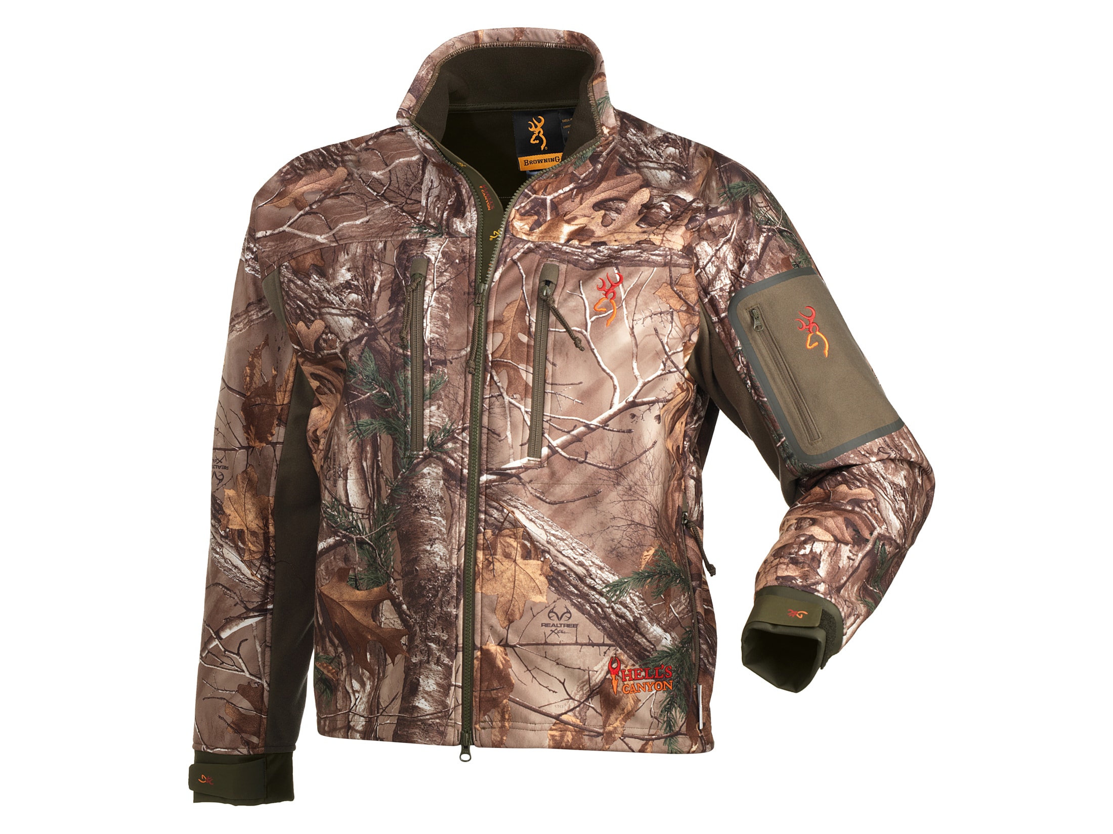 Browning Men's Hell's Canyon Jacket Polyester Mossy Oak Break-Up