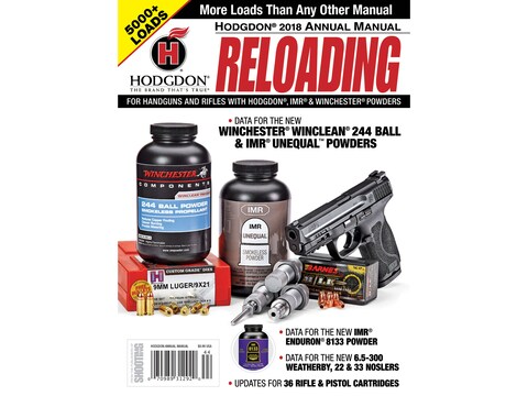 Hodgdon 2018 Annual Reloading Manual