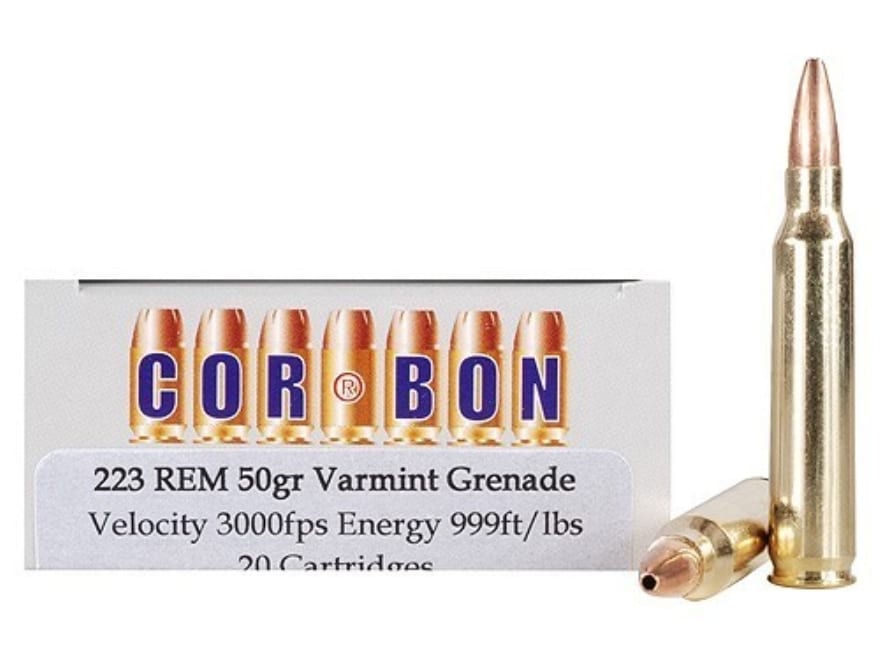 Cor-Bon Self-Defense Ammo 223 Remington 50 Grain Barnes Varmint