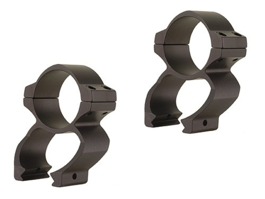 Ironsighter 30mm See-Thru Weaver-Style Rings Silver