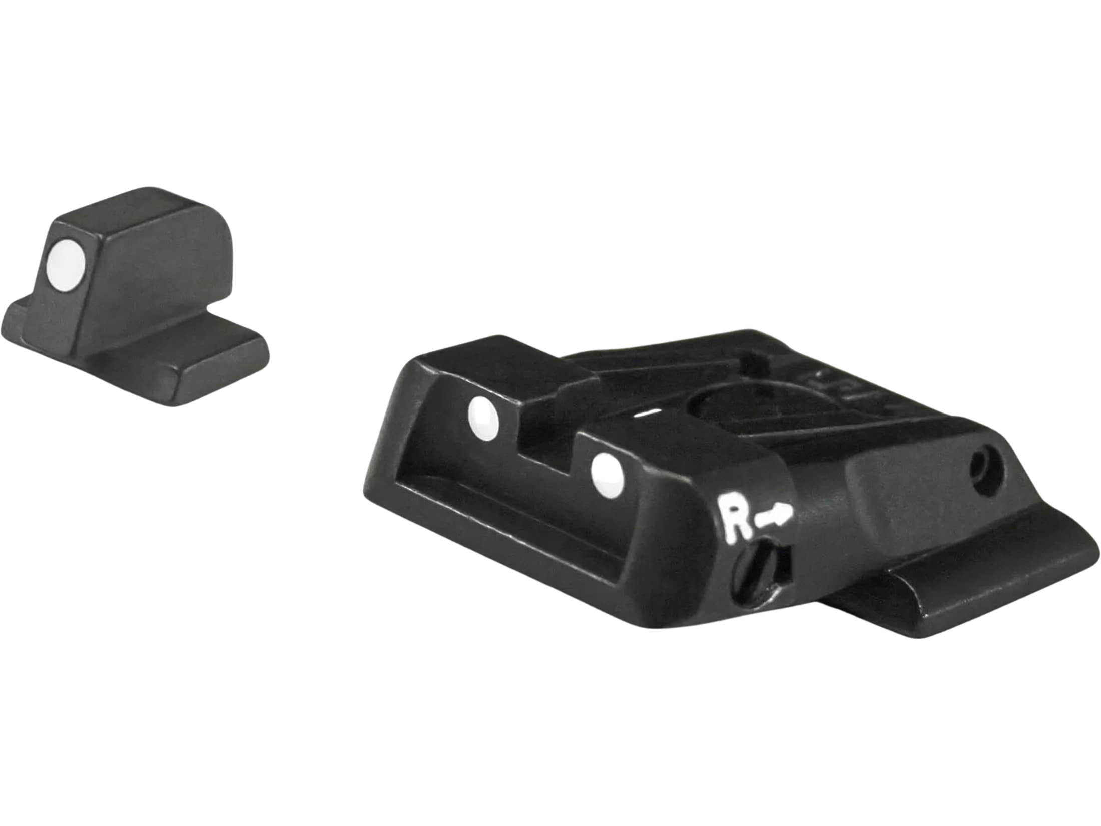 LPA SPS Adjustable Sight Set S&W M&P Steel White Dot