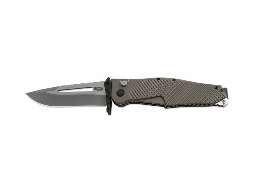 SOG Quake XL Assisted Opening Folding Knife 4.5 Drop Point VG-10 Steel