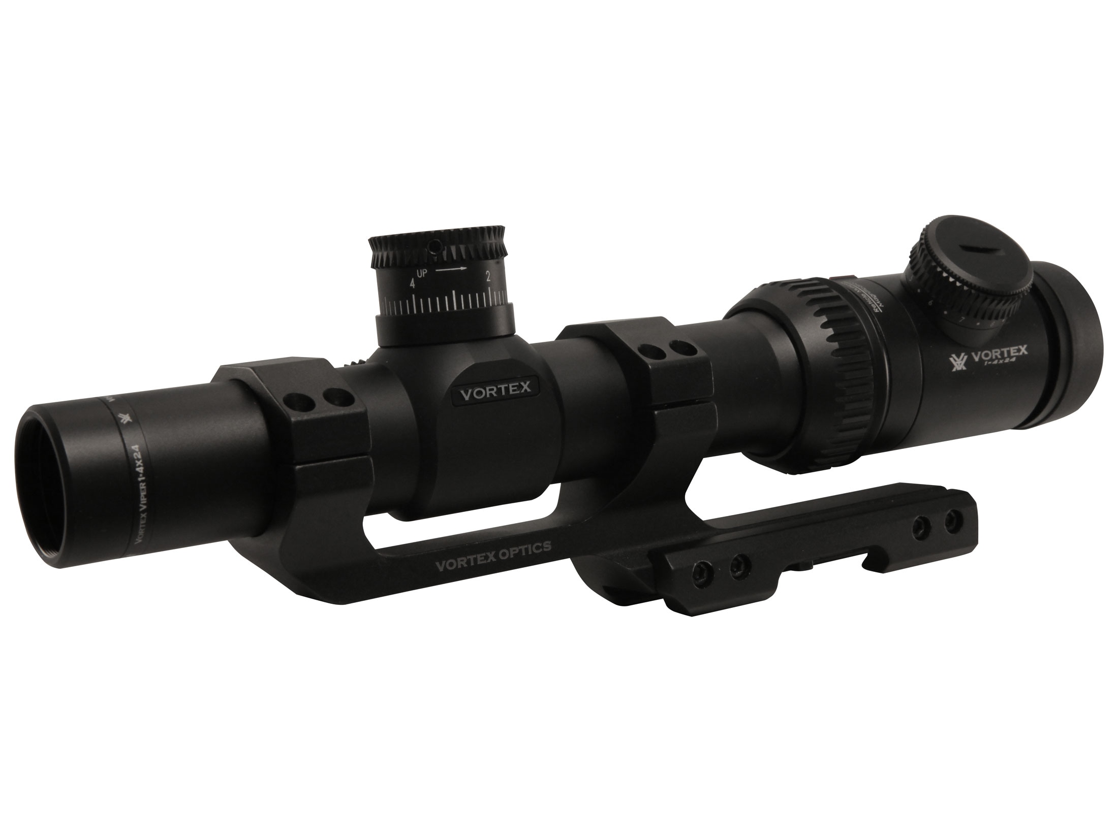 Vortex Optics Viper PST Rifle Scope 30mm Tube 1-4x 24mm 2/10 MIL